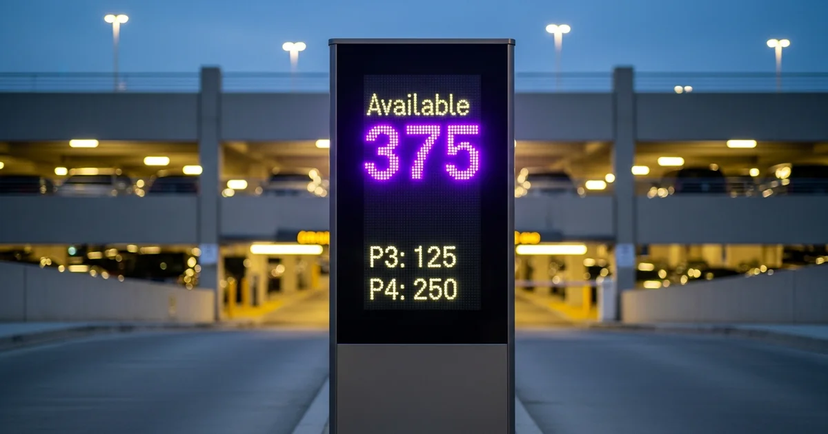 Digital Signage & Wayfinding Design | Parking Guidance